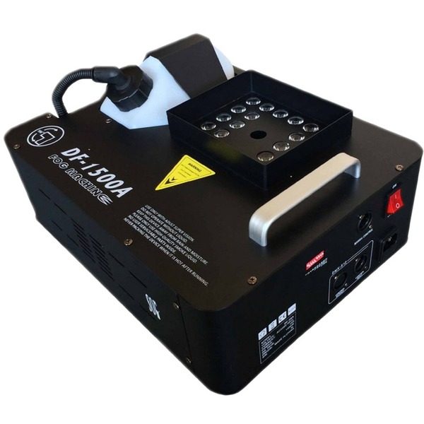 Masina de fum vertical df-1500a cu 24 leduri iluminare rgb si putere ...